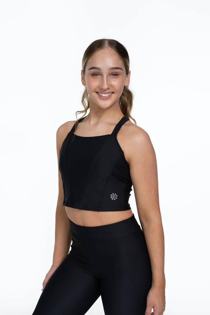 Flo Active Shelby Seamed Cross Back Tank- Child FM1726 – Step'N Out ...