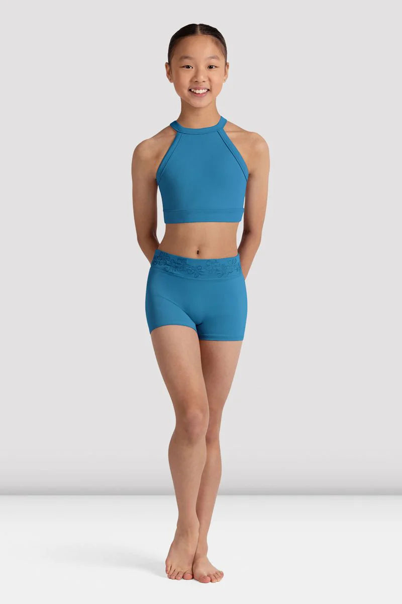 Bloch Bella Floral Embossed Short- Child CR90003 – Step'N Out Dancewear
